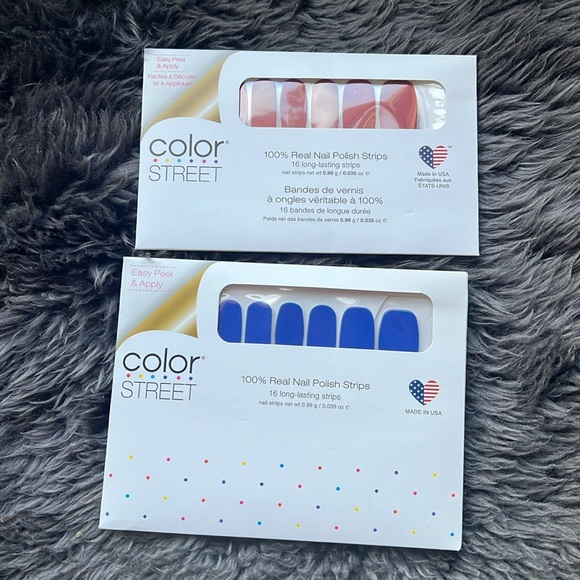 Color Street | Makeup | 2 New Color Street Nail Strips | Poshmark